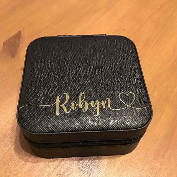 Custom Jewellery Box, Personalised Jewellery Boxes, Travel Jewellery ...