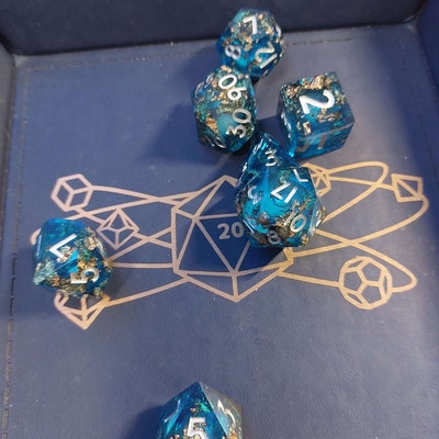 Liquid Core Dragon Dice Dice Set for Dnd Gifts , Glittering Galaxy ...
