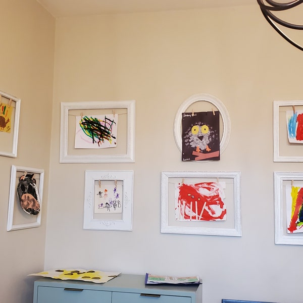 Kids Art Display Frames - Custom Colors - Colorful Playroom Frames ...