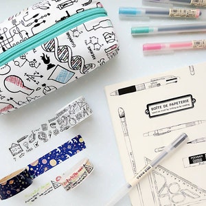 Science pencil pouch | Etsy