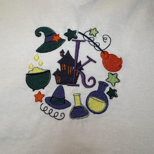 Farmhouse Christmas Border - Filled Stitch Machine Embroidery Design ...