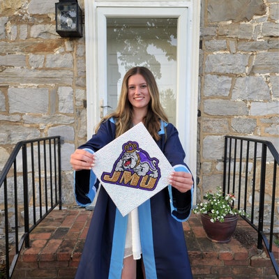 CUSTOM Barbie Jeweled Graduation Cap Topper College Graduation High ...