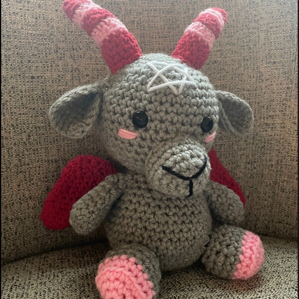 Baby Baphomet Demon Devil Goat Amigurumi Pattern | Pdf-pattern | ENG ...