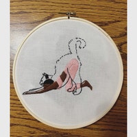 Embroidery Pattern, Modern Embroidery Pattern, Introvert PDF - Etsy Israel