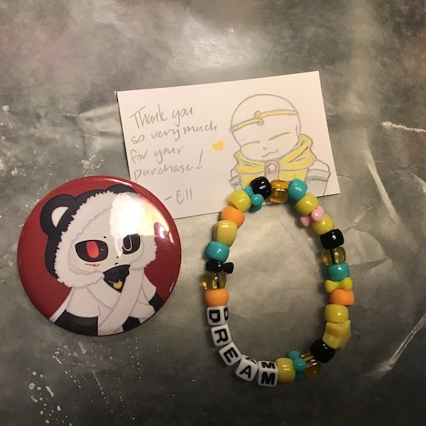 Undertale AU Inspired Handmade Character Kandi Bracelets + Custom AU ...