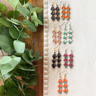 Beading Pattern Ginko Bead Paisley Bead Bracelet, Easy Tutorial Stylish ...