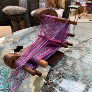 Loom-the Fiddle Inkle SUPER Tiny Small Travel Sized Weaving - Etsy