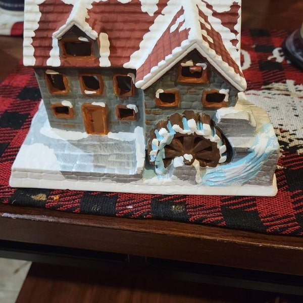 Mill Village House 6" X 8 1/2" Ceramic Bisque, Ready to Paint - Etsy