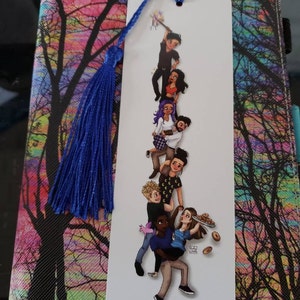 Zodiac Academy Gang Cartoon Bookmark Licensed Merch Bookmark Character ...