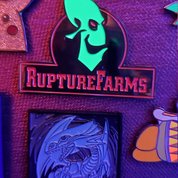 ODDWORLD: ABE'S ODDYSEE - Rupture Farms Logo Enamel Metal Pin Badge - Etsy