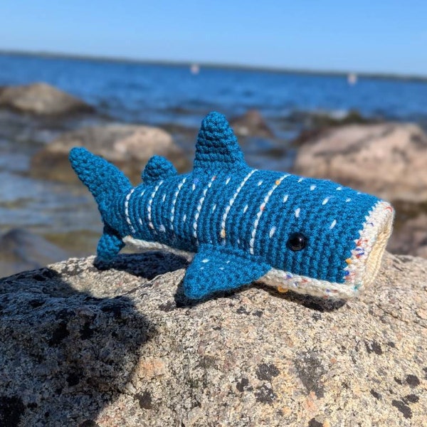 PATTERN: Winston the Whale Shark - Crochet Whale Shark Pattern ...
