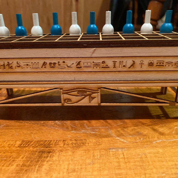 SENET - the Ancient Egyptian Board Game of the Pharaohs. Strategic ...
