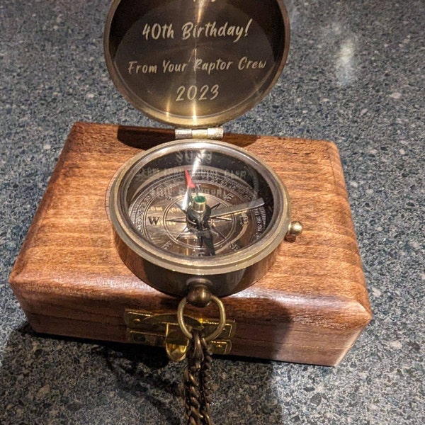 COMPASS, Customized Compass, Personalized Compass, Engraved Compass ...