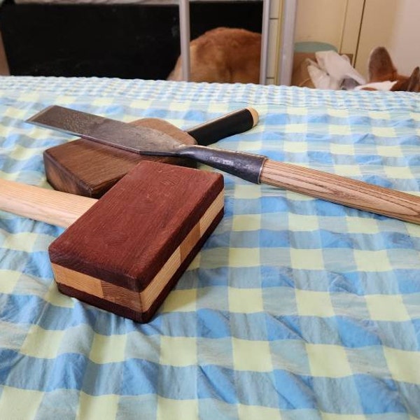 Timber Chisels - 52100 Carbon Steel Blades, Ash Wood Handles, Leather ...