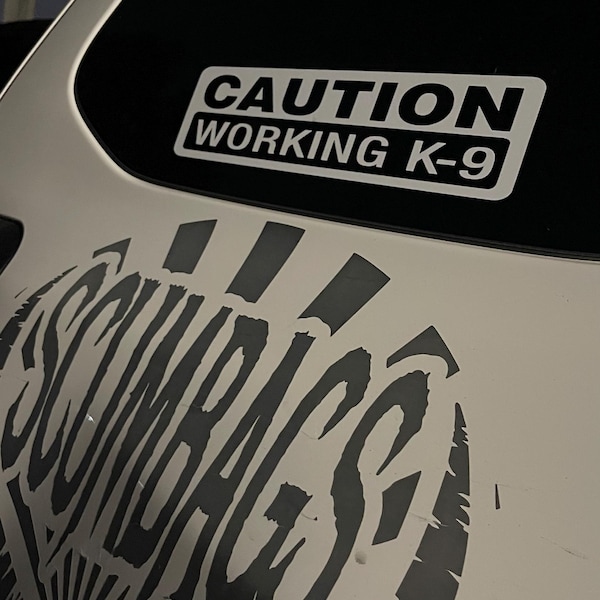 Caution Red Sticker Vinyl Decal 10" X 1.5" (2 Pack) Indoor Outdoor ...