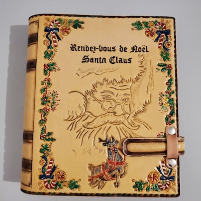 Custom Large Leather Bound Book Personalized Gift A3 Leather - Etsy