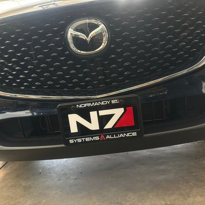Normandy SR2 License Plate Frame, Systems Alliance Gamer License Plate ...