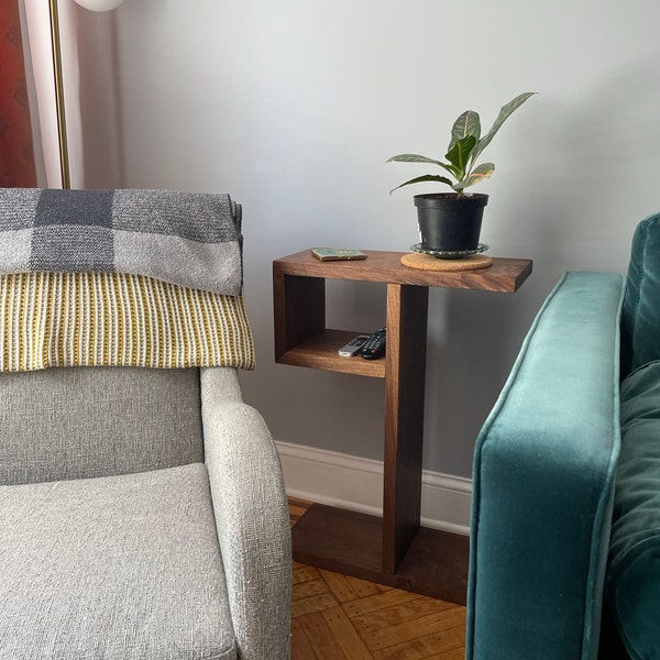 Sliding Waterfall Side Table - Etsy