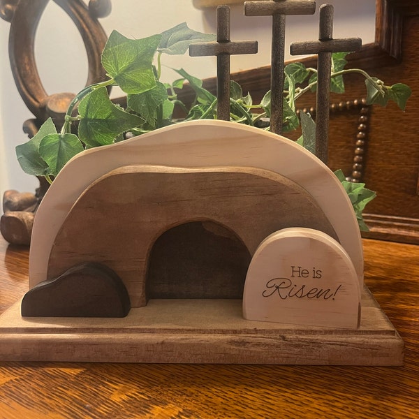 Empty Tomb Display / Empty Tomb Easter Decor Easter Creche Easter ...