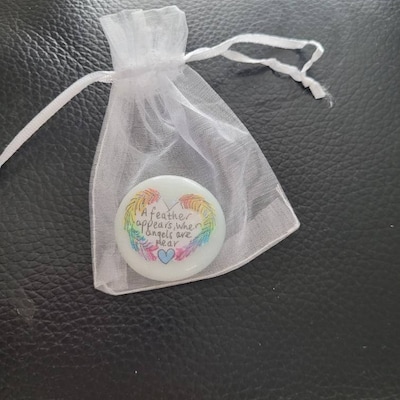 You Are Loved Sparkly Heart Pebble /personalised /positive Gift ...