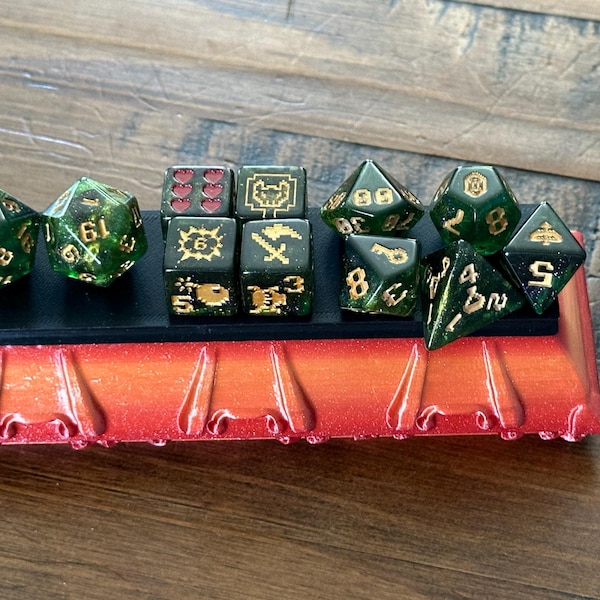 8BIT Quest Exclusive 11 Dice Set | Definitely NOT Zelda Inspired DND ...