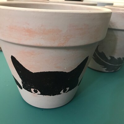 Peeking Cat Stencil Reusable Peeking Cat Stencil-diy Craft Stencil ...