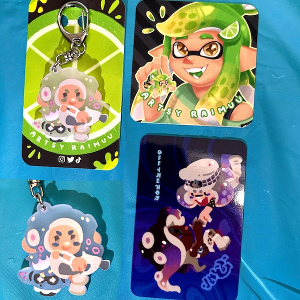 Splatoon Hotlantis WV3 Posters Harmony Paruko Tartar Dedf1sh Octoling ...