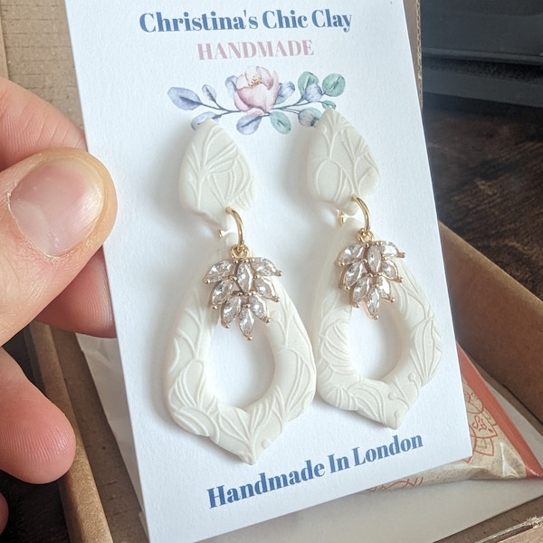 HANNAH // Autumn Collection // Autumn Polymer Clay Earrings // Boho ...