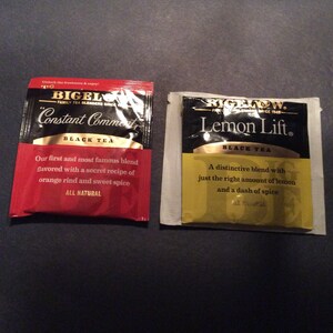 100 Pcs Blank Tea Bag Outer Envelopes 2.87 X 3.3 72.9 Mm X 83.8 Mm ...