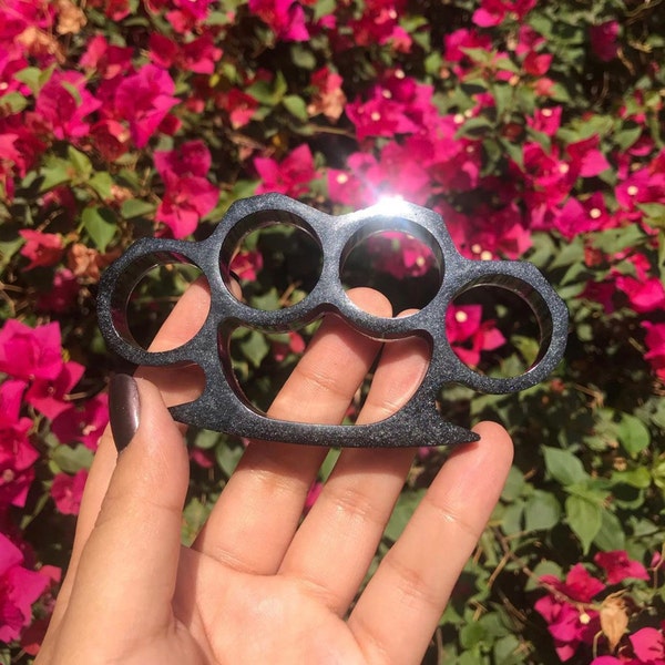 Brass Knuckles Mold Large Full Size Flexible Silicone Mould - Crafts ...