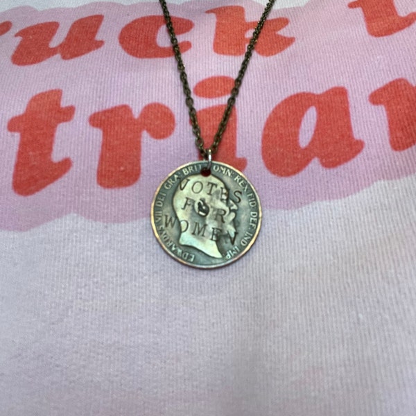 Suffragette Penny . Defaced Edward VII Coin . Votes for Women . Buy Two ...