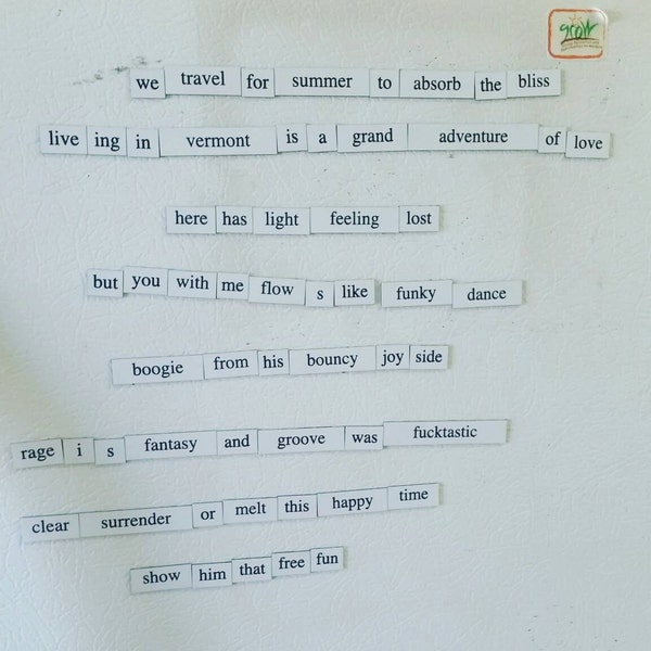 Grateful Dead Magnetic Poetry - Etsy