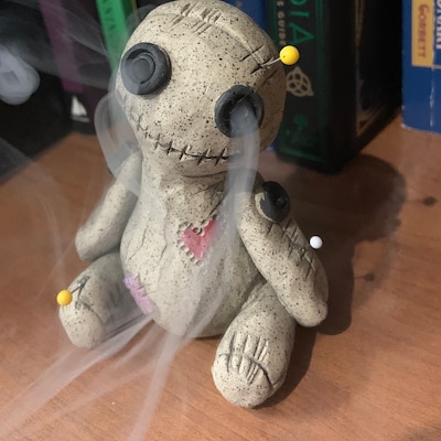 Clay Not Toxic Resin Voodoo Doll, Handmade Voodoo Doll, Incense Burner ...