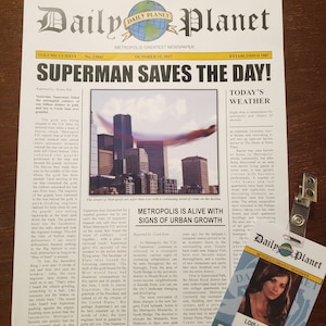 Supergirl CATCO Magazine Fan Art Front Page - Etsy