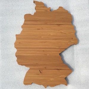 Germany Shaped Cutting Board, Gift Under 50, Personalized Cutting Board ...