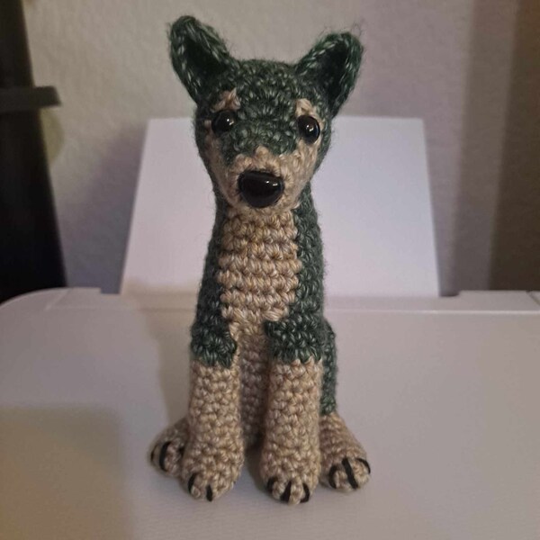 Crochet Pattern for Woolfie, Realistic Crochet Wolf Amigurumi Instant ...