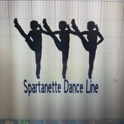 Drill Dance Team Silhouettes Pose 28 Kickline With 1 EPS & SVG Vinyl ...