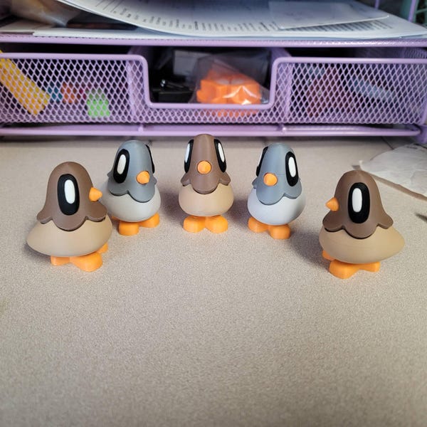 Pigeon 3D Printed Figures - Articulated, Flexi, Fidget, Decoration - Etsy