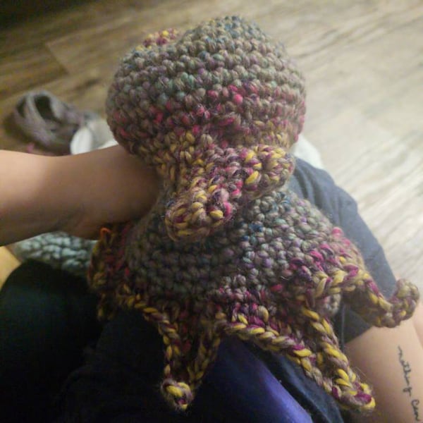 Crochet Pattern Realistic Cuttlefish-amigurumi Cuttlefish-stuffed ...