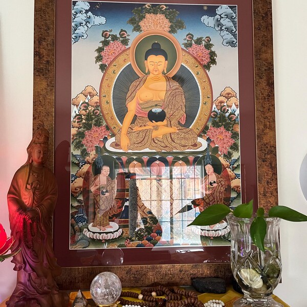 Original Hand Painted Rare Masterpiece Kurukulla/kurukulle Newari Pauva Tibetan Thangka Painting ...