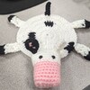 PDF Crochet Pattern Cute Cow Coaster - Etsy