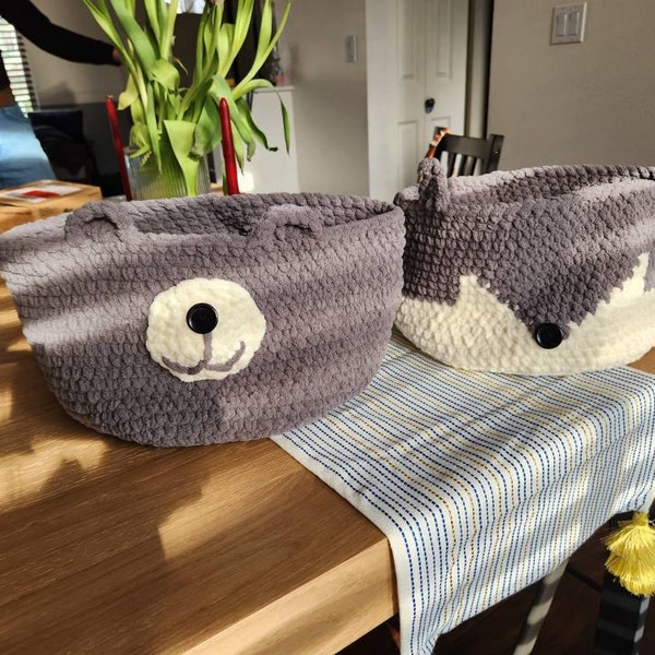 Octopus and Turtle Baskets - Nursery Baby Basket - Ocean Animals ...