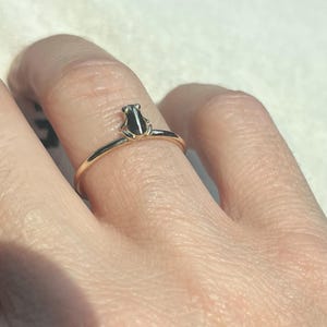 Frog Engagement Ring Frog Ring White Gold Toad Ring Toad Engagement ...