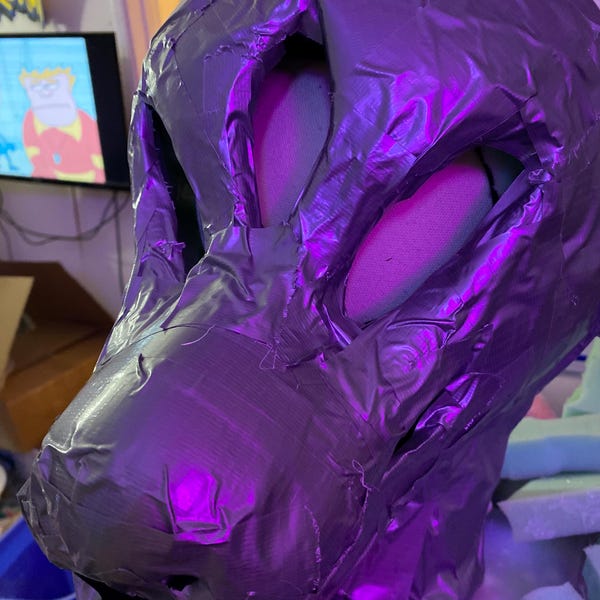 Snake Demon Head Base - Fursuit Head - Furry D.I.Y Cosplay Fursuit / 3D ...