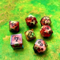 D20 Skull Geode 33mm Dice Sharp Edge, D&D Dice Set for Dungeons and ...