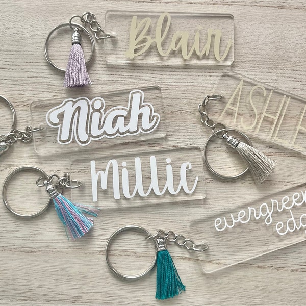 Keychain - Clear Acrylic Blanks - Perfect for Crafts, Diyer, Gifts ...