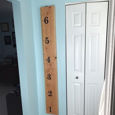 DIY Growth Chart Ruler Vinyl Decal Kit Traditional Style JUMBO s - Etsy