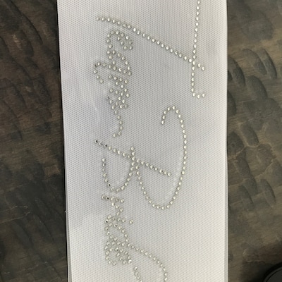 Team Bride Rhinestone Iron on Transfer Hotfix Bling DIY - Etsy