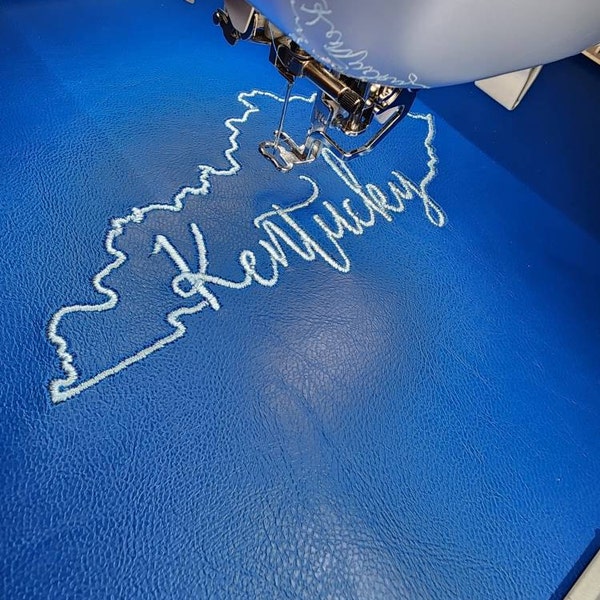 Kentucky State Map - Machine Embroidery Design, Kentucky State ...