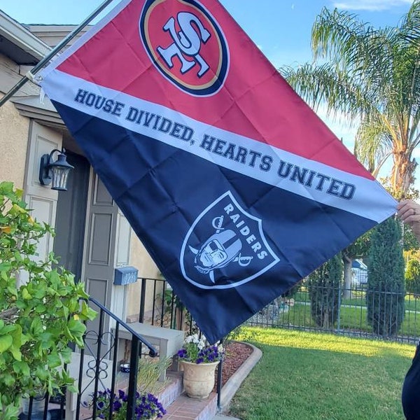 House Divide Flag | Custom House Divided Flag | NFL Flag | Countries ...